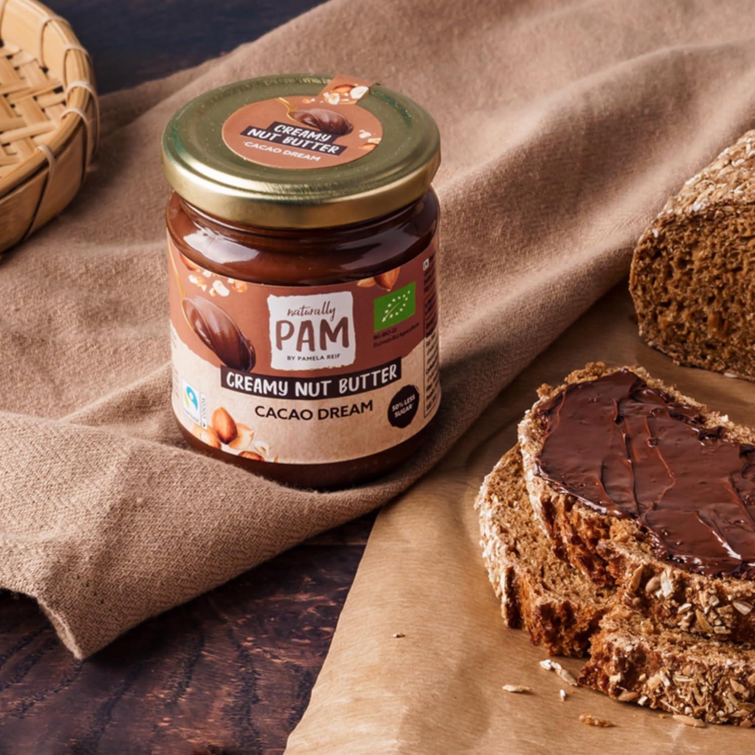 Naturally Pam Creamy Nut Butter | Vegan Organic Hazelnut with Almond ...