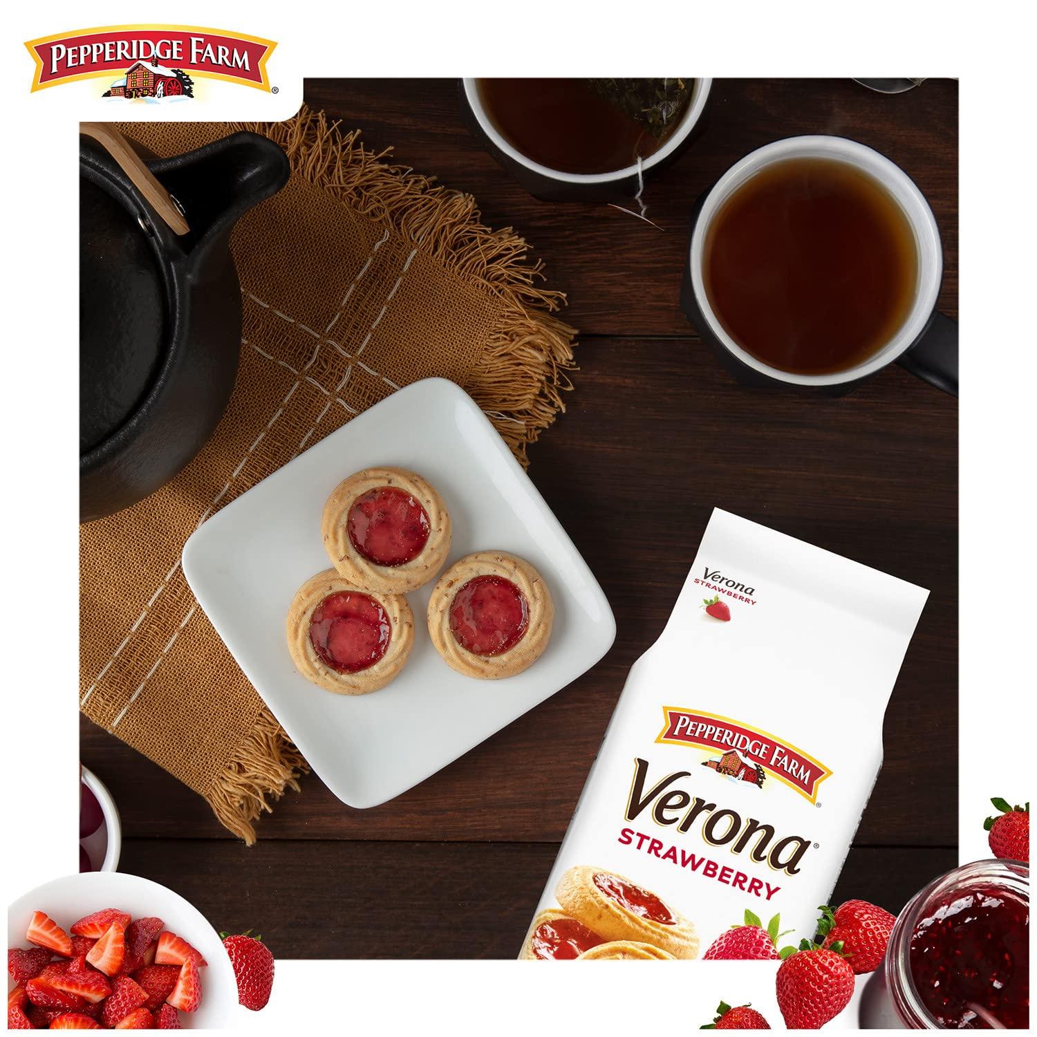 Pepperidge Farm Verona Strawberry Thumbprint Cookies 6.75 oz ...