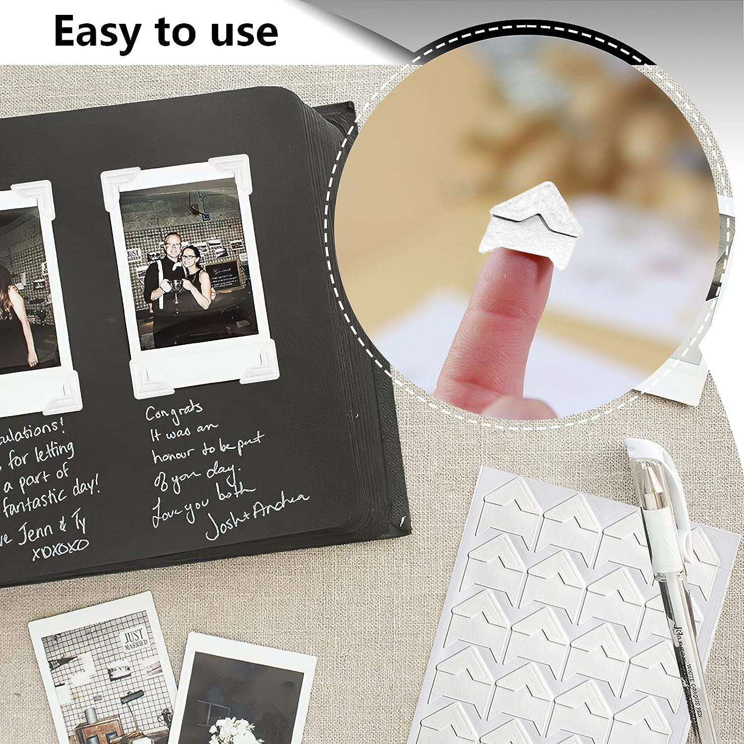 Photo Corner Sticker 10 Sheets (240 Pcs) Self Adhesive Photo Corners ...