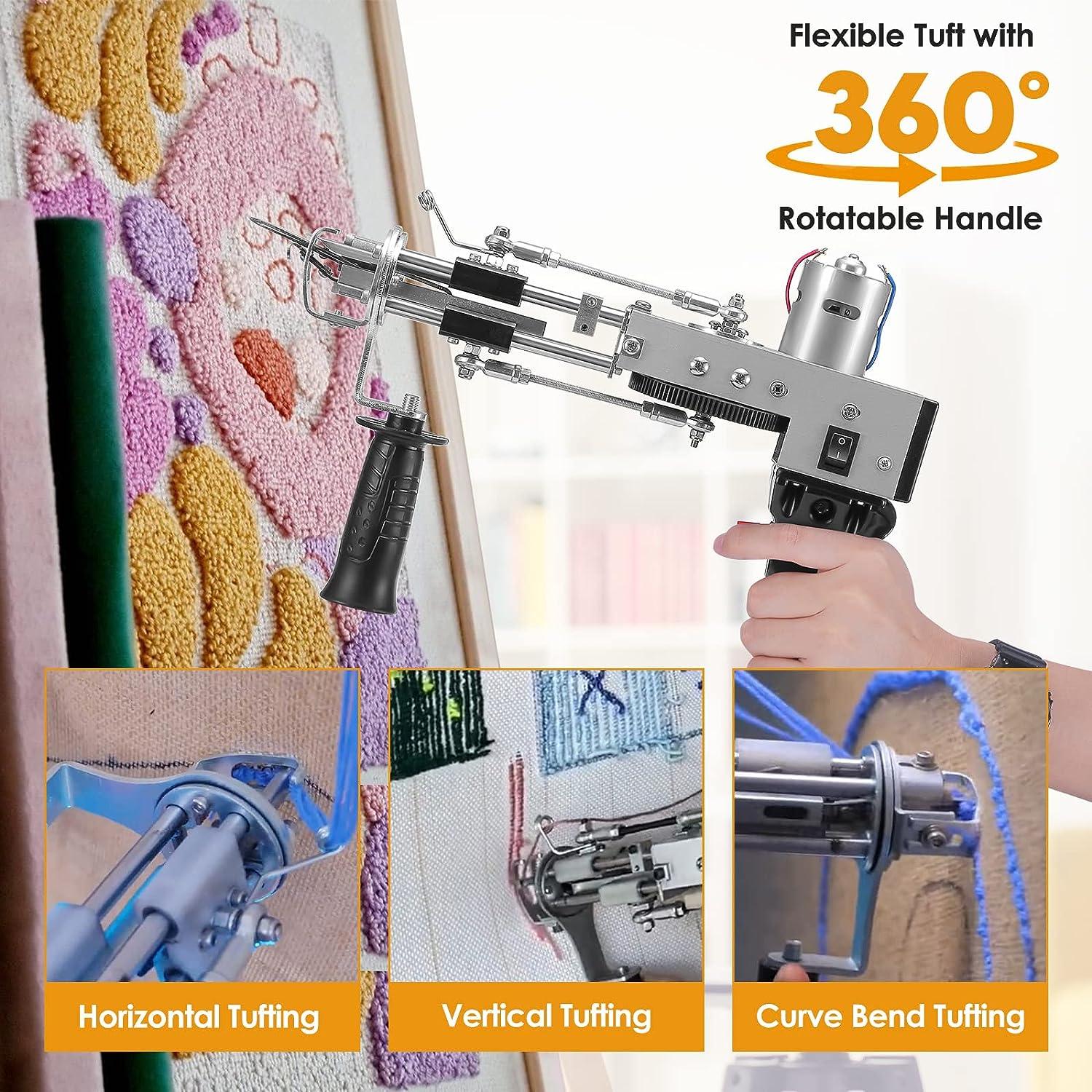 FancyBant Electric Cut Pile Rug Tufting Gun - Handheld Carpet Maker for ...