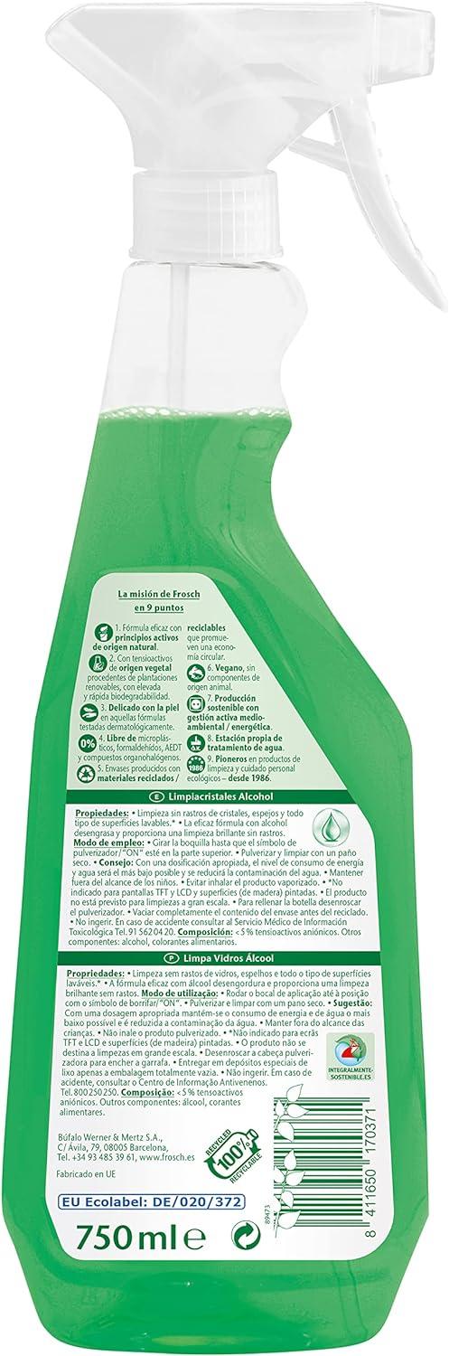 Frosch Glass Cleaner Spray 750 ml | Buy Now with Express International ...