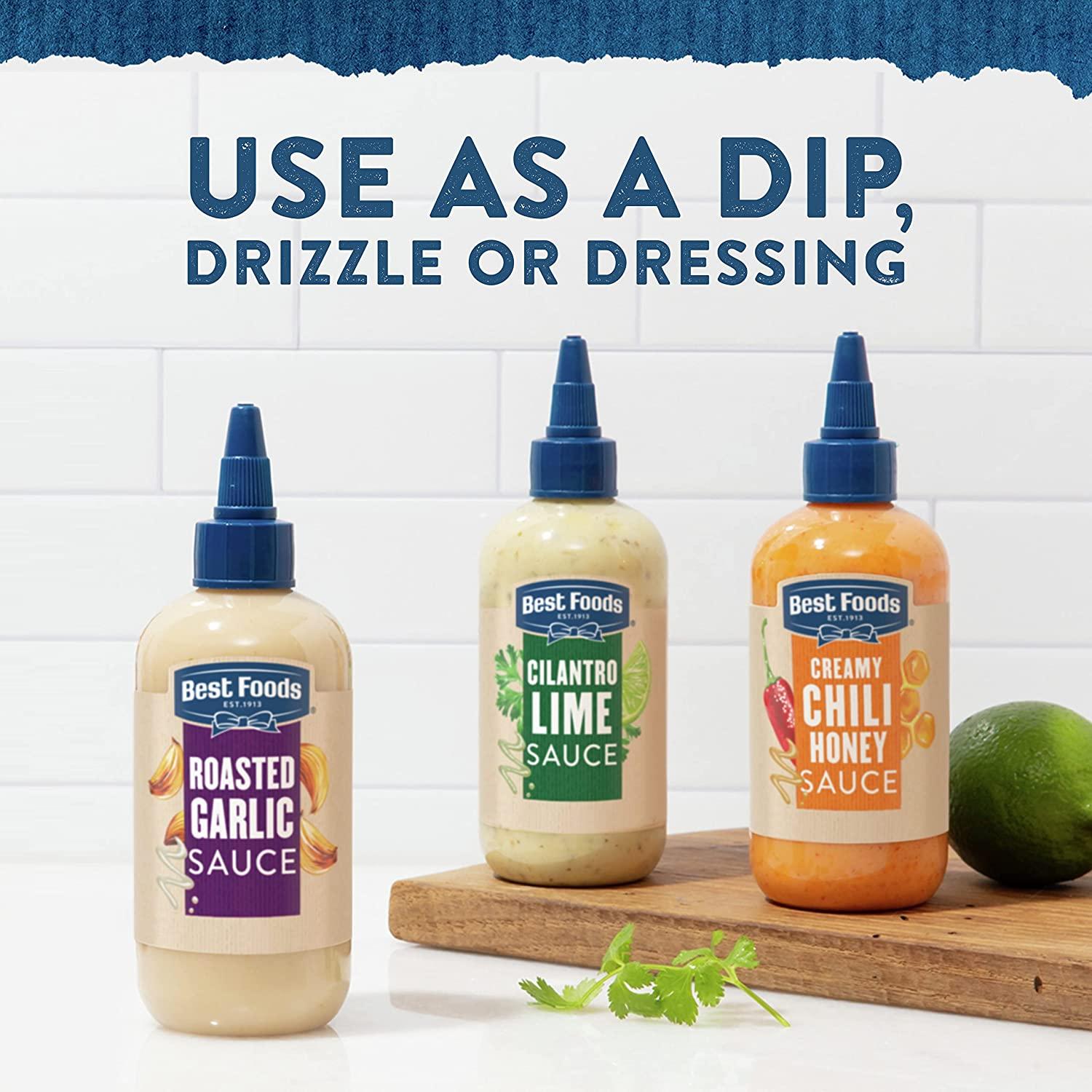 Best Foods Drizzle Sauce Variety Pack - Gluten Free, Dairy Free, No ...