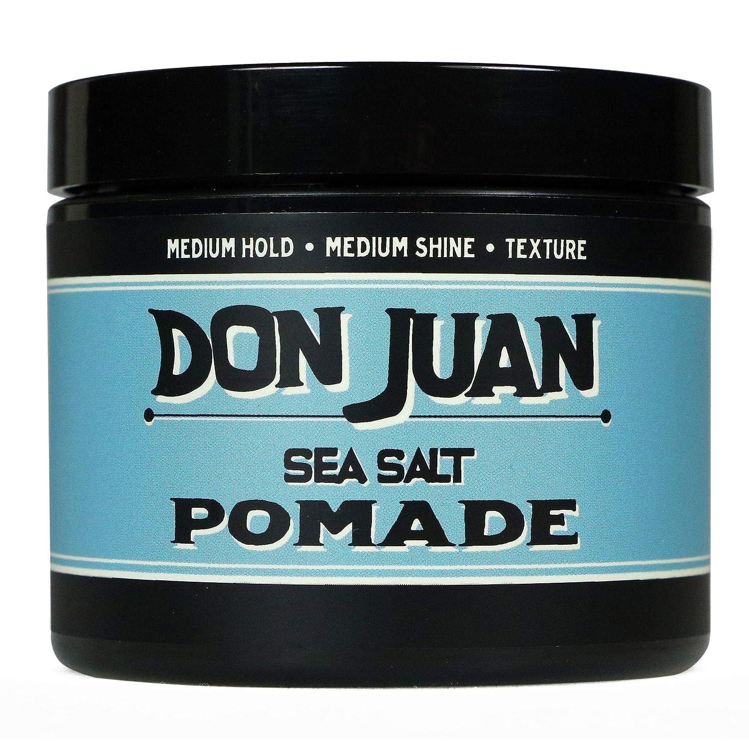 Don Juan Sea Salt Pomade 4 oz | Water Based Medium Hold | Medium Shine ...