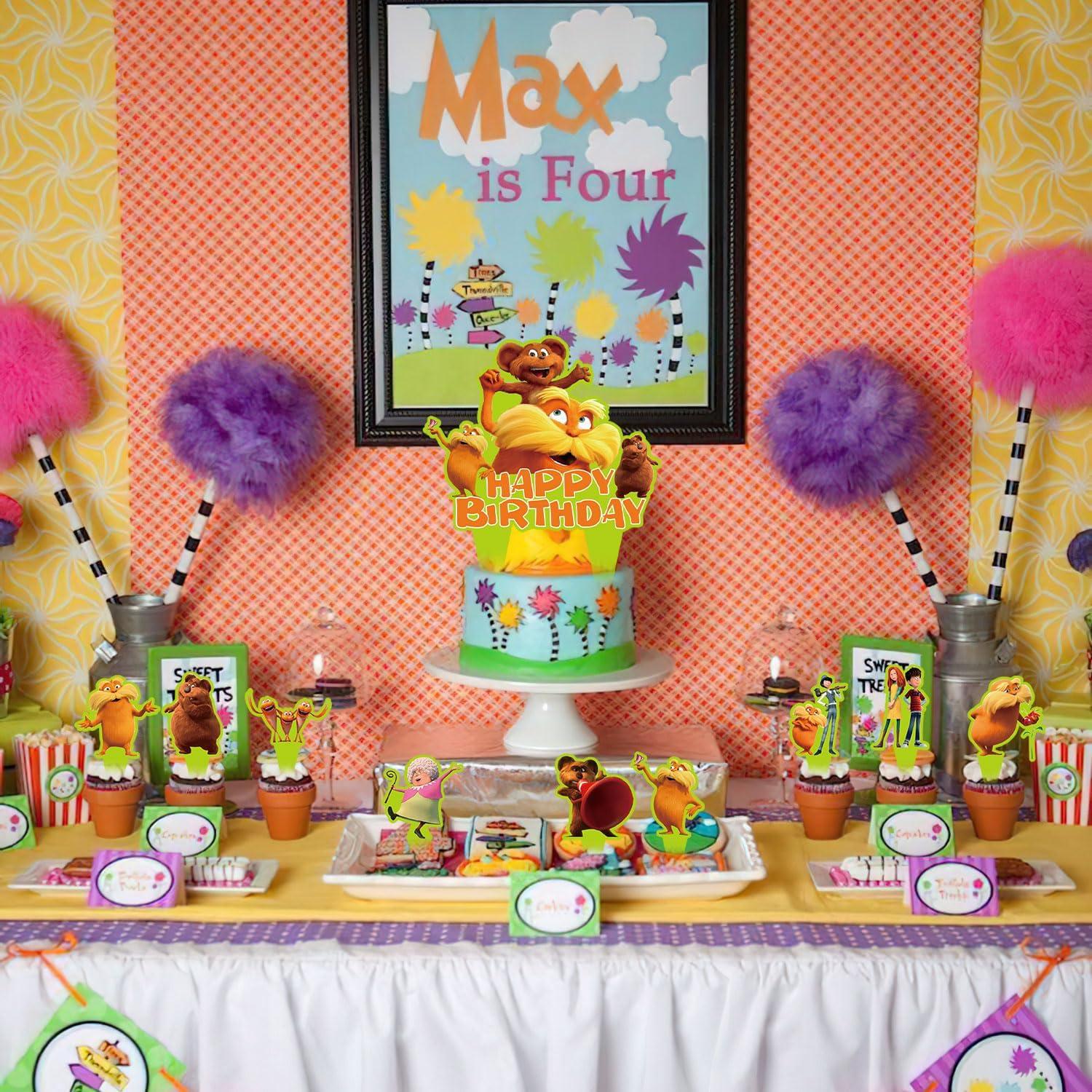lorax cake topper