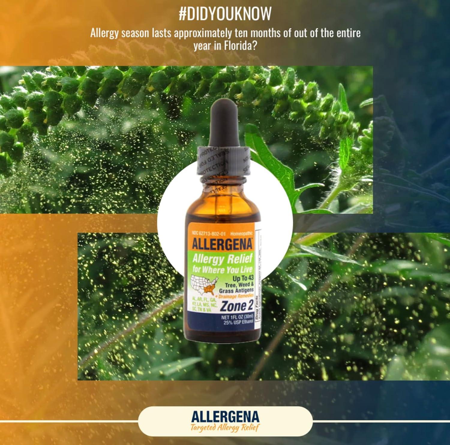 PROGENA Allergena Zone 2 - 2 oz | Natural Allergy Support