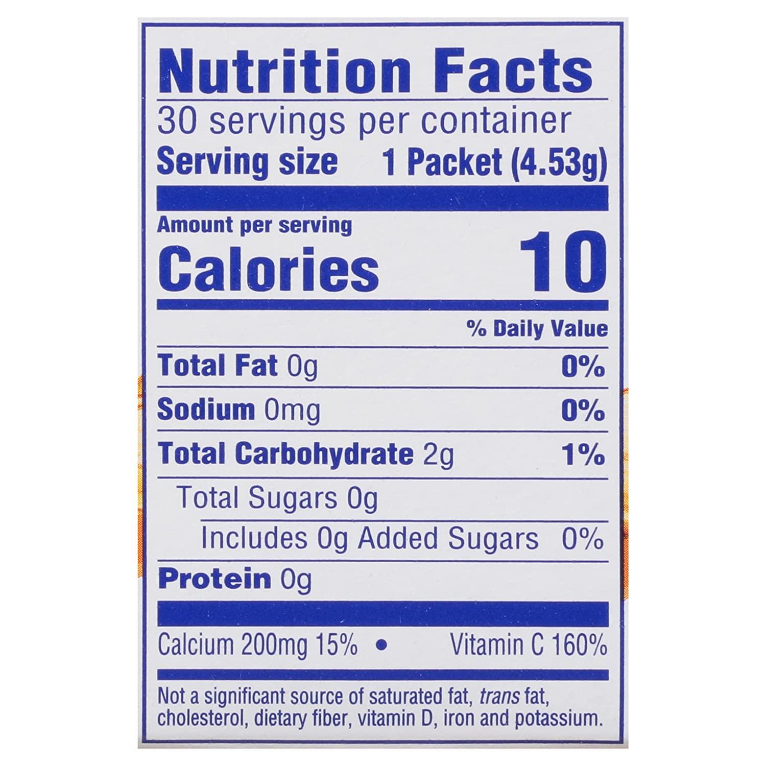 Crystal Light Sugar-Free Orange On-The-Go Powdered Drink Mix - 120 ...