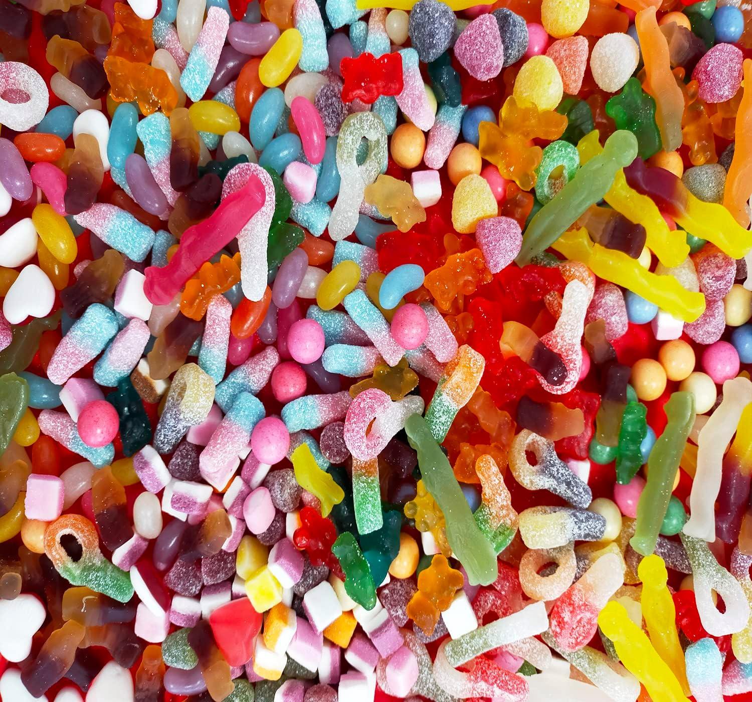 Pick & Mix Sweets Retro Candy Selection includes Fizzy Sour and Jelly ...