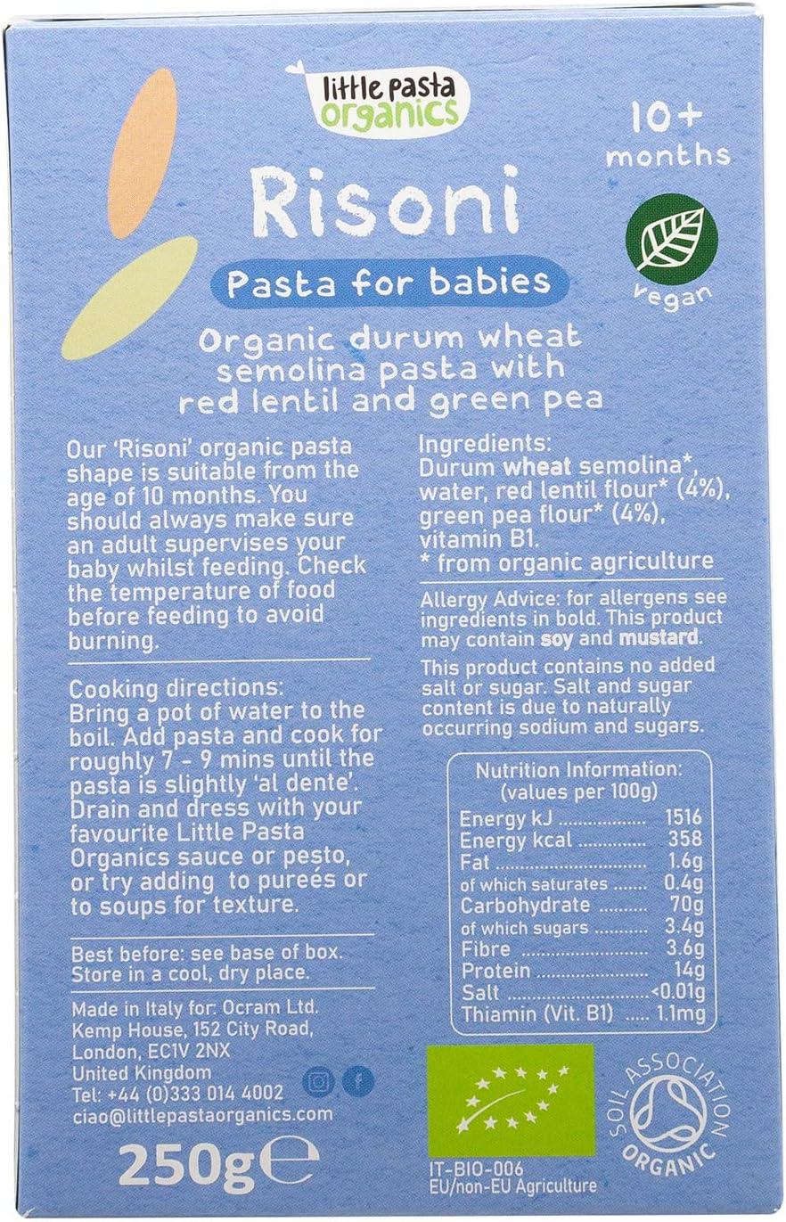 Little Pasta Organics Red Lentil & Pea Baby Pasta 10m+ | Buy Now with ...