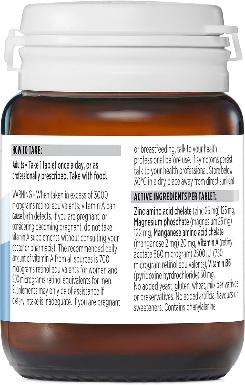 Blackmores Bio Zinc 84 Tabs - Essential Zinc Supplement for Immune ...