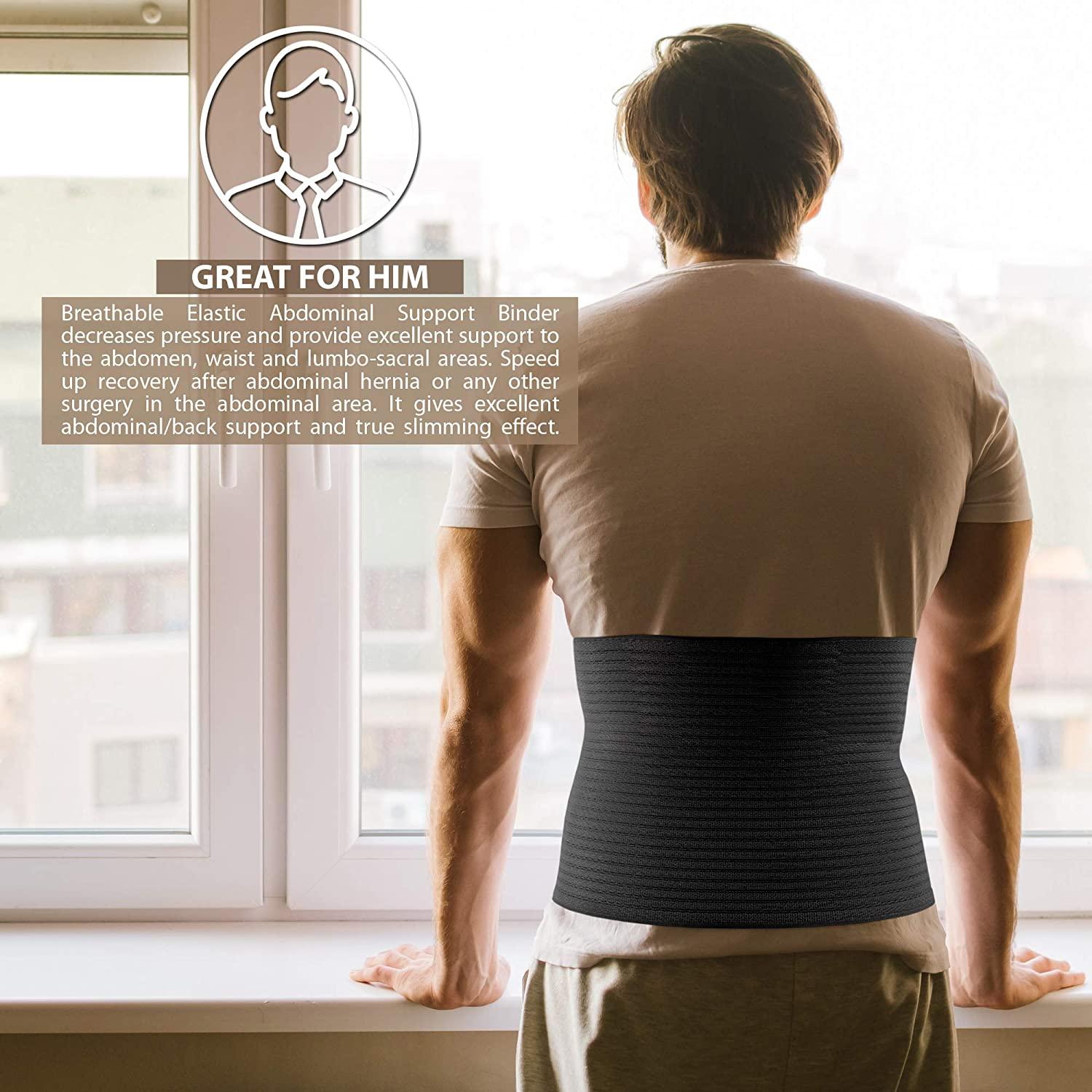 Ortonyx 10.25 Abdominal Binder for Men and Women - Postpartum/Po-op ...