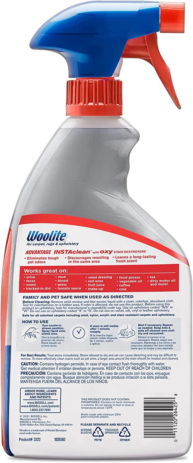 Woolite Advantage INSTAclean 44.0 Fl Oz Pack of 2 - Stain Remover for ...