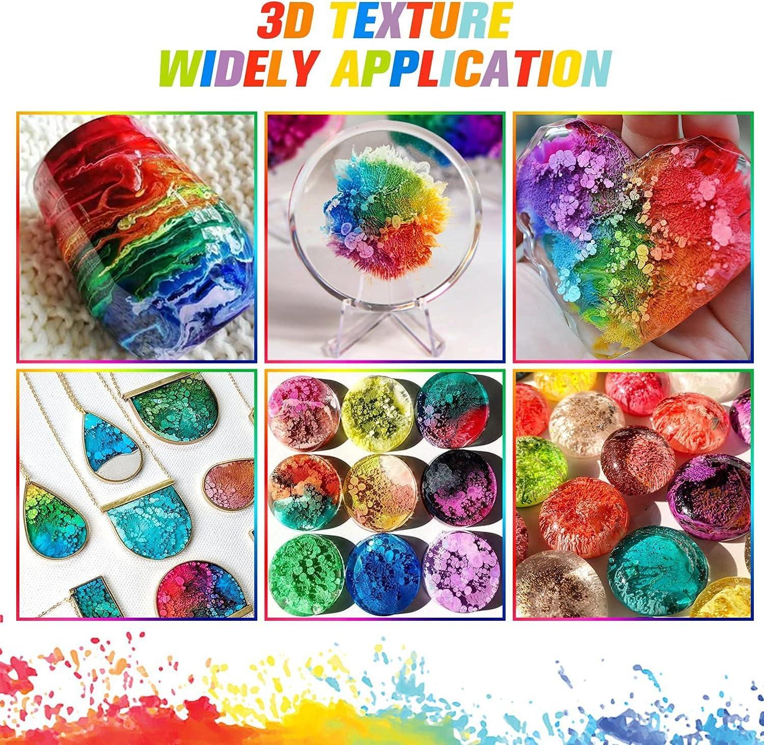 HTVRONT Alcohol Ink for Epoxy Resin - 20 Vivid Color Alcohol Inks Sets ...