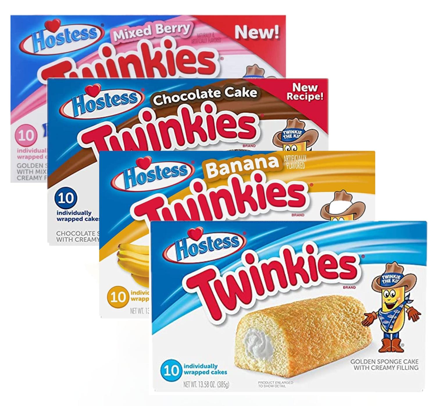 Hostess Ultimate Twinkie Variety Pack | Original, Chocolate, Banana ...