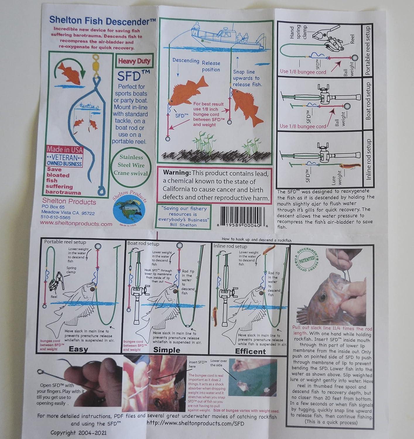 Shelton SFD Fish Descender - Safely Release Fish with Ease | Buy Now ...