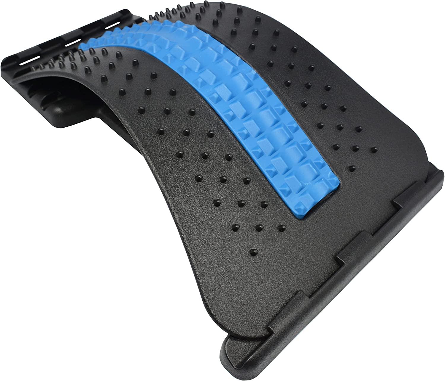 Back Cracker: 4-Level Back Stretcher for Lower Back Pain Relief