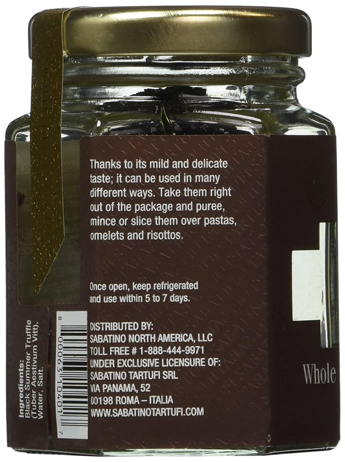 Sabatino Whole Black Summer Truffles - Premium Jar | Shop Now | Buy Now ...