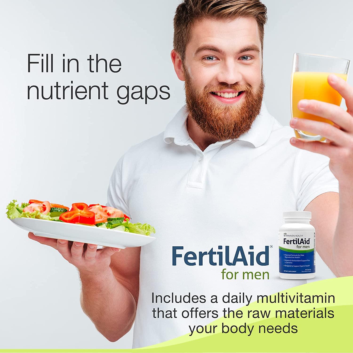 FertilAid for Men - 90 Capsules | Fairhaven Health | Boost Male ...
