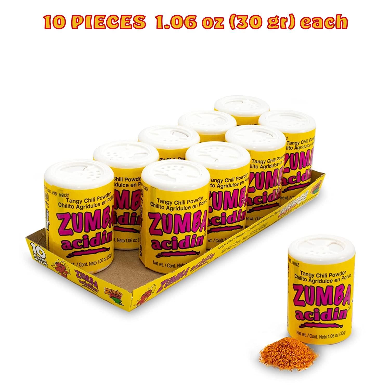 Zumba Acidin Spicy Chili Mix 1.06oz - Pack of 10 | Buy Now with Express ...
