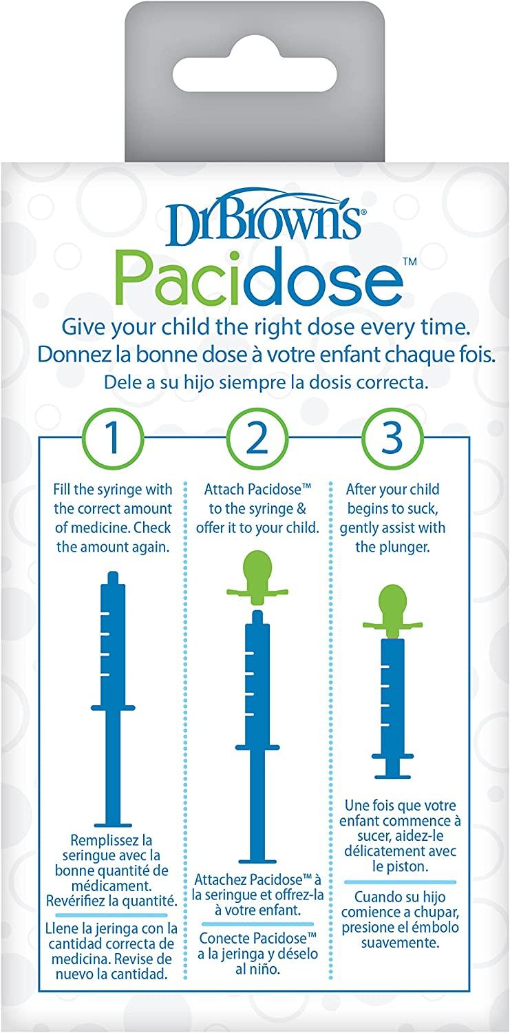 Dr. Brown's Pacidose: Pacifier & Liquid Medicine Dispenser with Oral ...