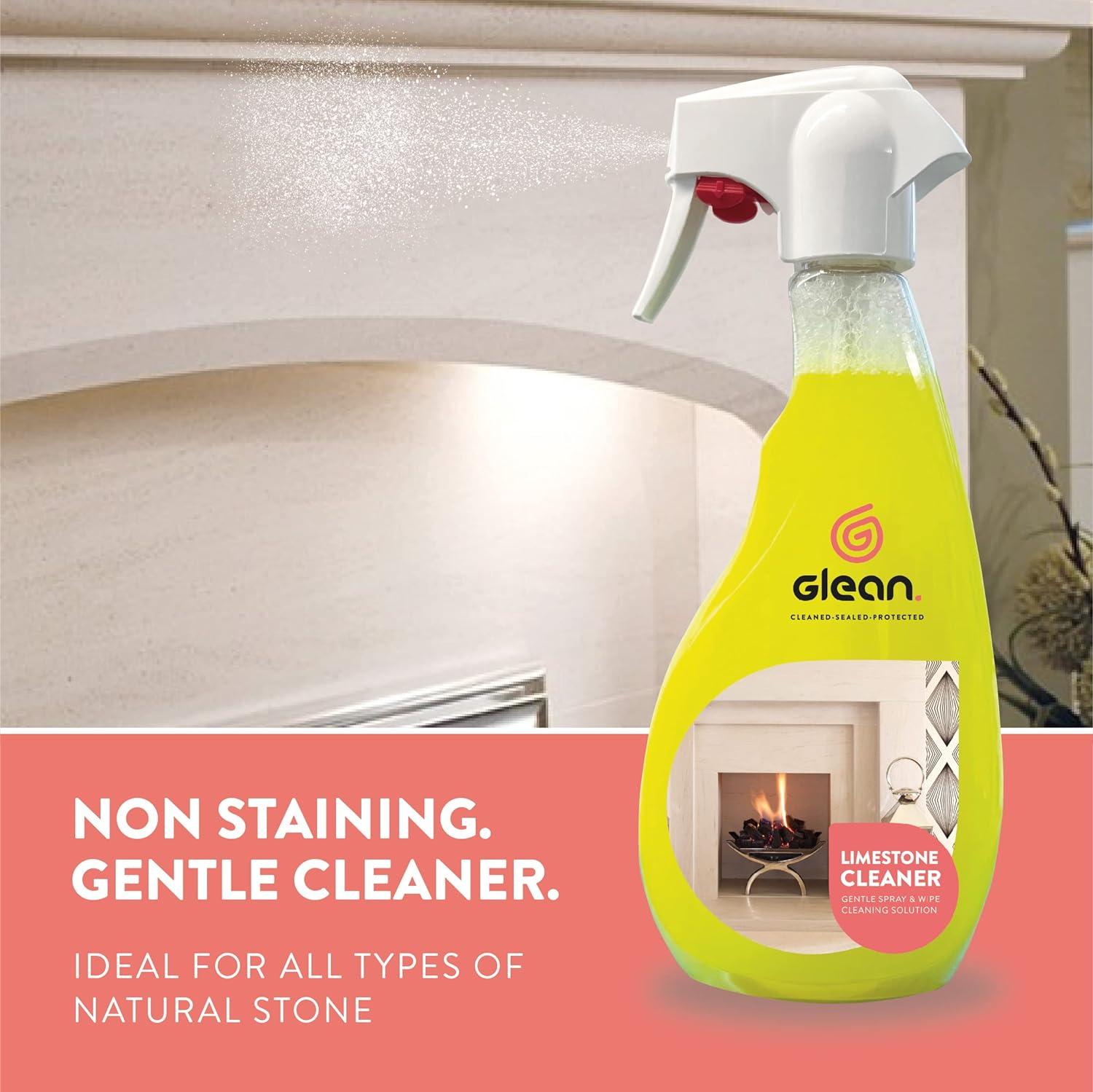 GLEAN Limestone Cleaner Spray - 500ml | Removes Soot, Smoke, Grease ...
