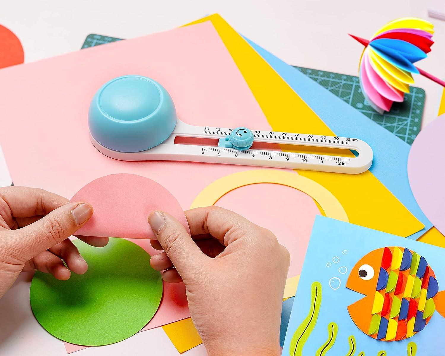 MyLifeUNIT Circle Cutter Circular Rotary Cutter for Paper Crafts ...
