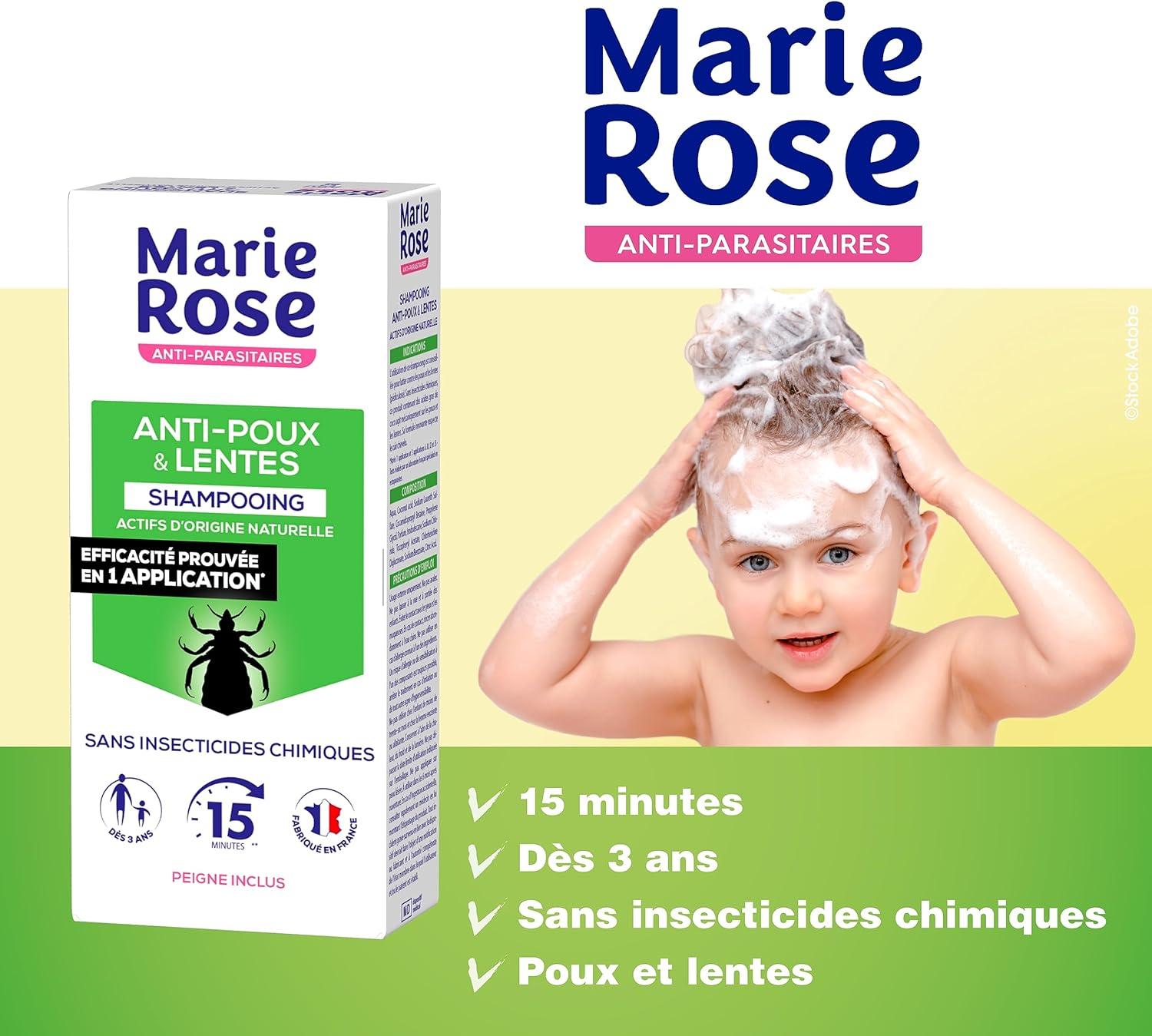 Marie Rose Anti Lice and Nits Shampoo 125ml - Effective Treatment for ...