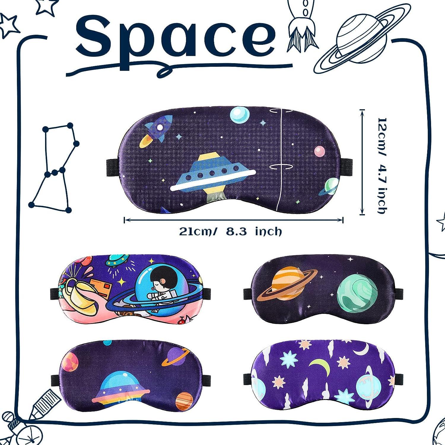5 Pcs Boys Sleep Masks - Space Planet Design | Kids Eye Masks for ...