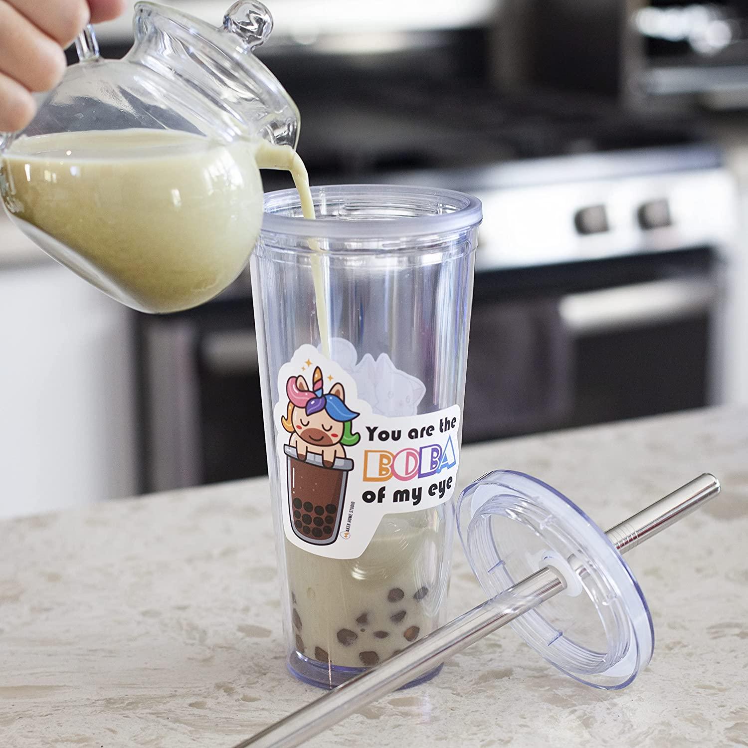 YUMBUCHA Quick-Boil Boba Making Kit | Boba Tea Kit for 30 Drinks ...