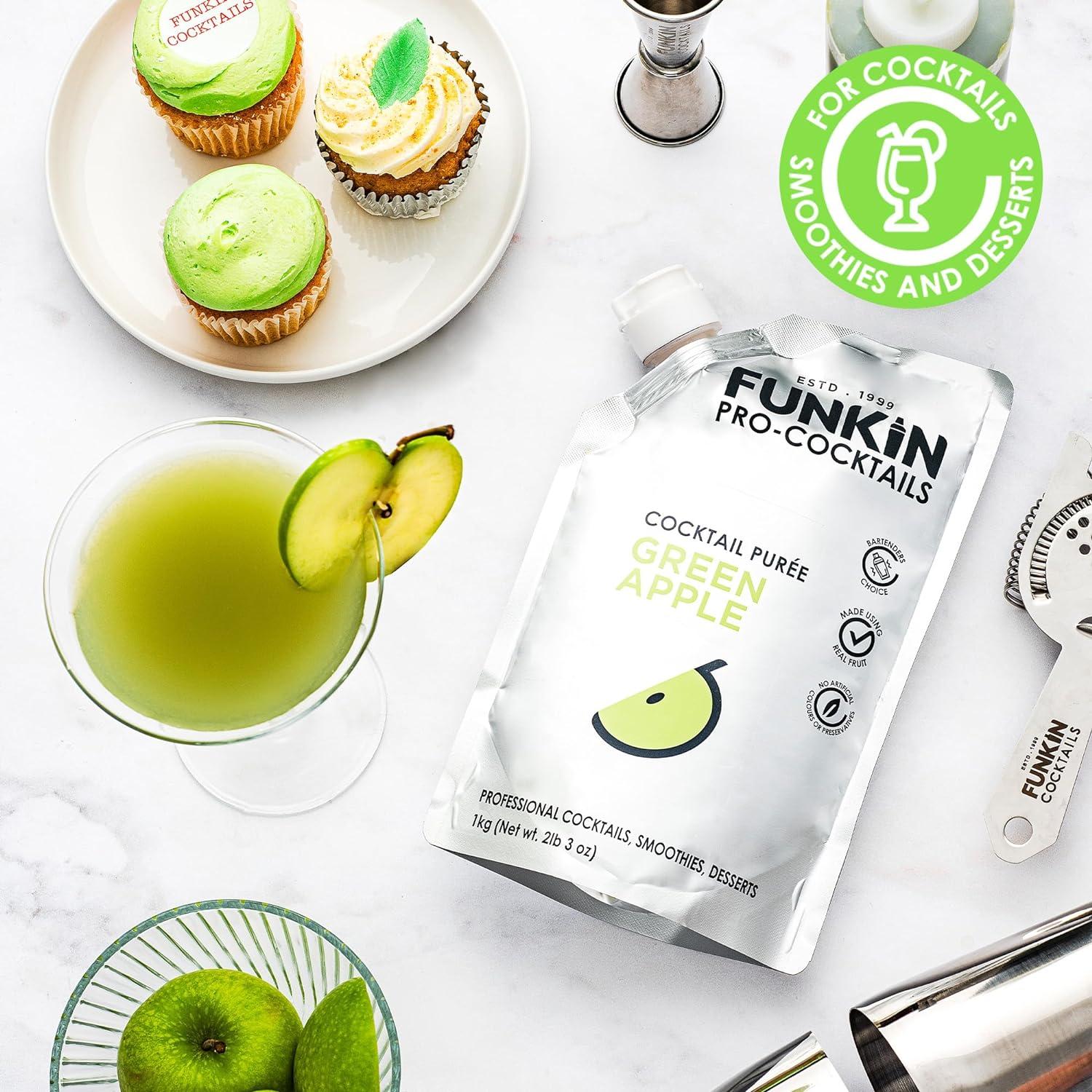 Funkin Pro Apple Fruit Puree 1kg - Premium Quality for Cocktails and ...