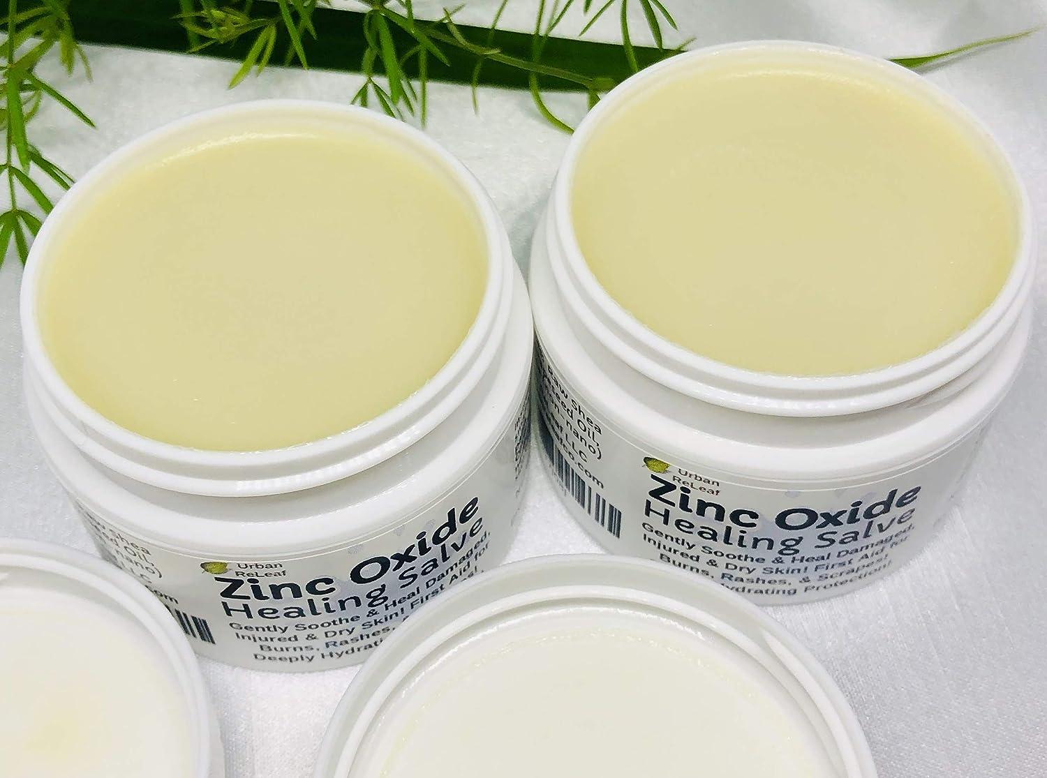 Urban ReLeaf Zinc Oxide Salve Set of 2 - Heal & Soothe Skin, First Aid ...