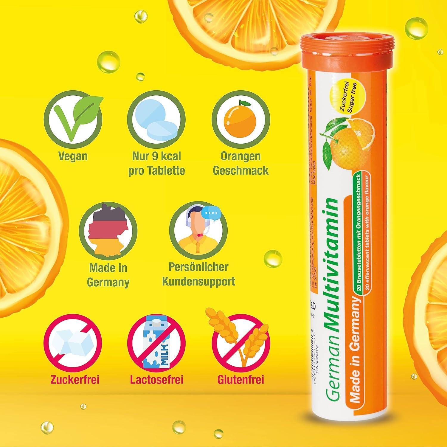 Buy T&D Pharma German Multivitamin Effervescent Tablets - 12x20 pcs ...