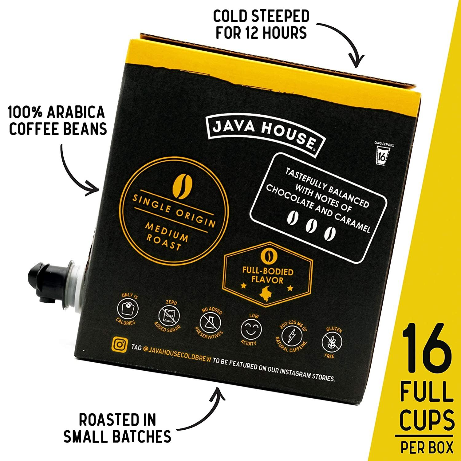 Java House Colombian Roast Cold Brew Coffee On Tap 128 Fl Oz - Ready to ...