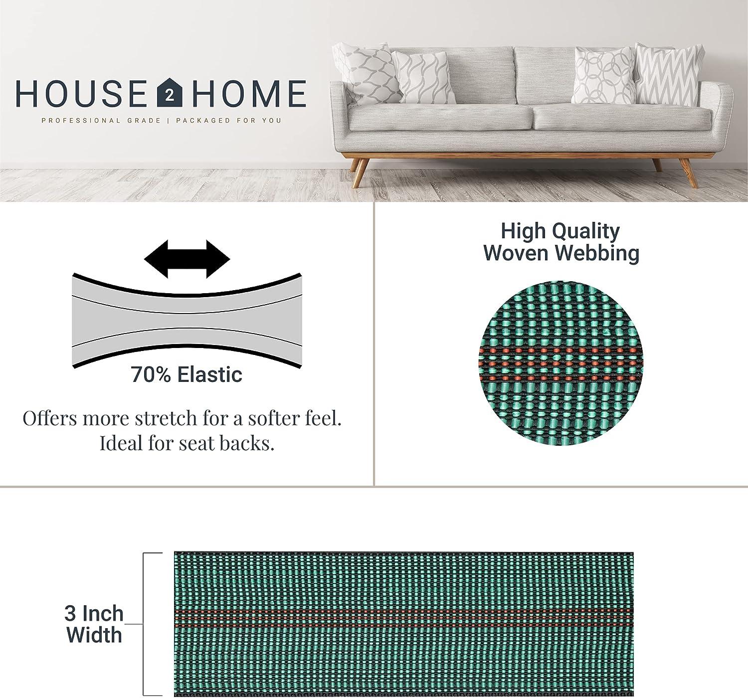 House2Home Webbing for Lawn Chairs and Furniture Upholstery Webbing to ...
