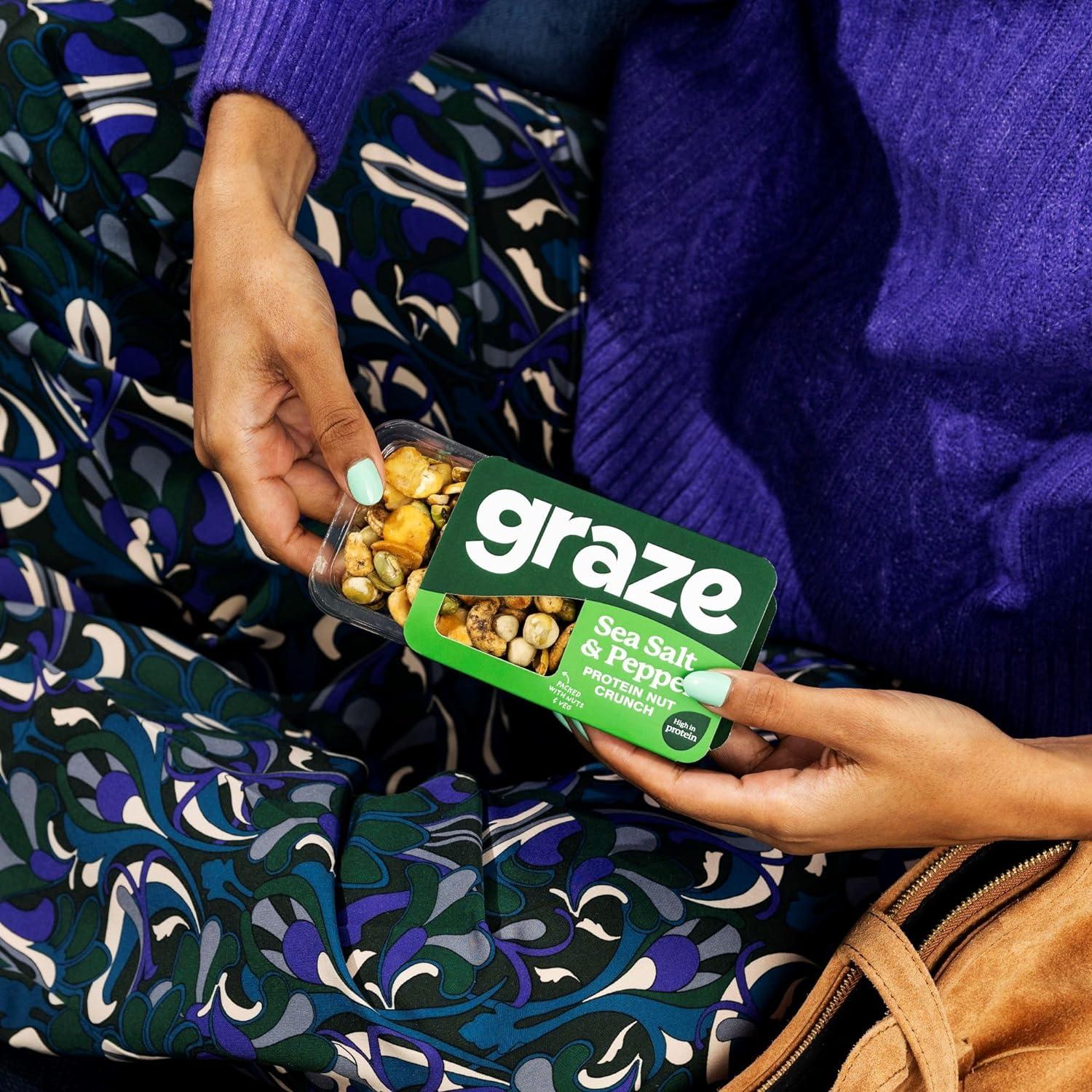Graze - Chilli & Lime and Salt & Pepper bundle snacks - Vegan Savoury ...