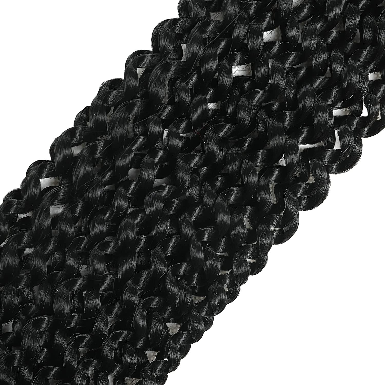 FUTAI Passion Twist Braiding Hair 18 Inch 7 Packs - Black Butterfly ...