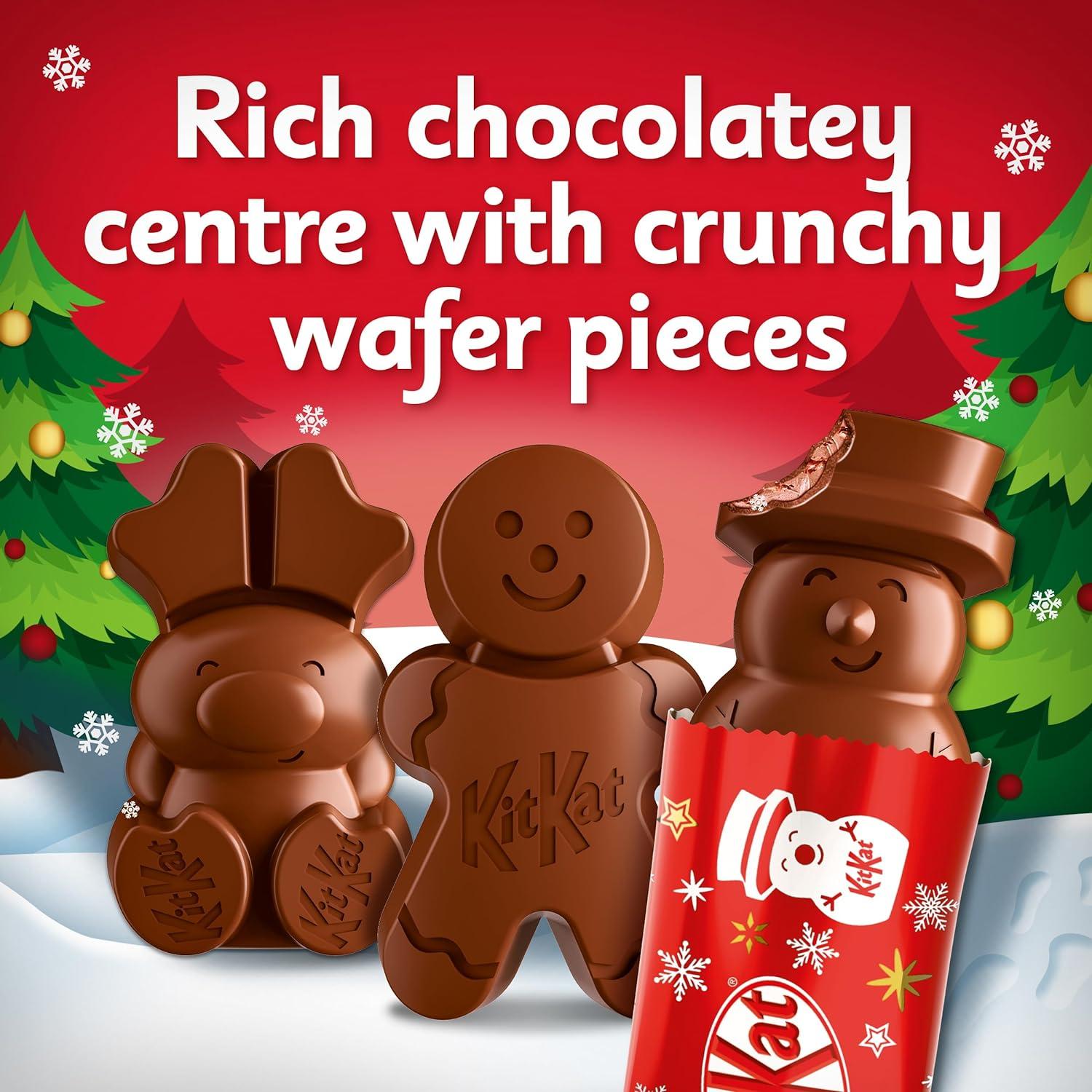 Nestle Kit Kat Christmas Friends 100 Assorted Milk Chocolate Christmas ...
