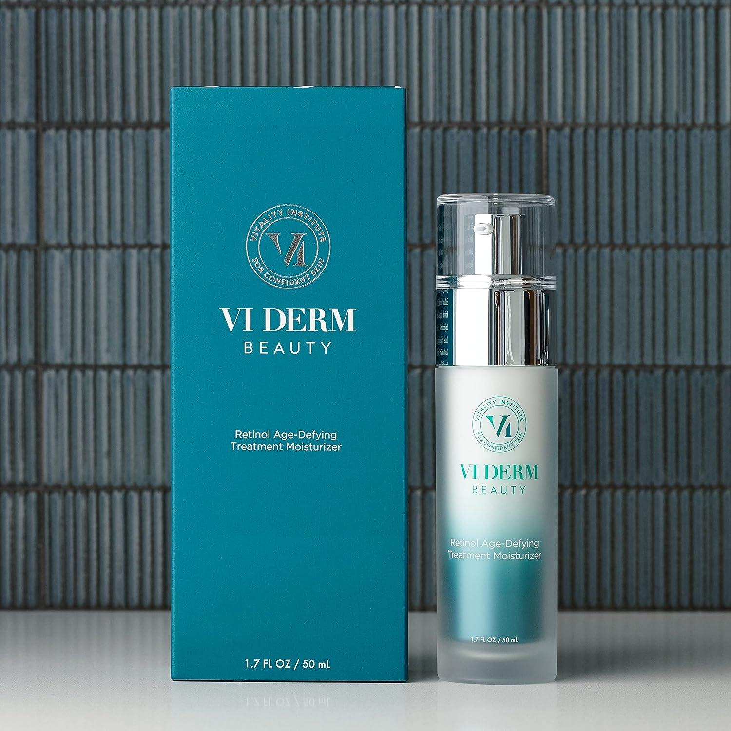 VI DERM Age-Defying Treatment Moisturizer with Retinol, Vitamin C, and ...