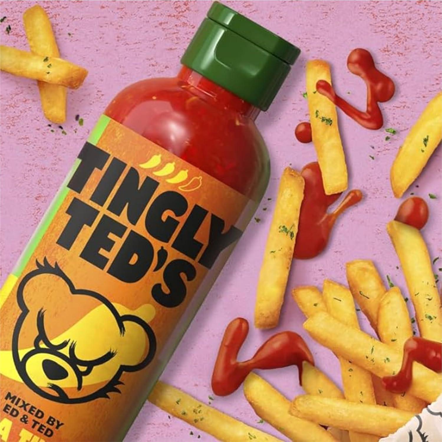 Tingly Ted's Xtra Tingly Hot Sauce Hot. Pack of 2. Sauce created by Ed ...