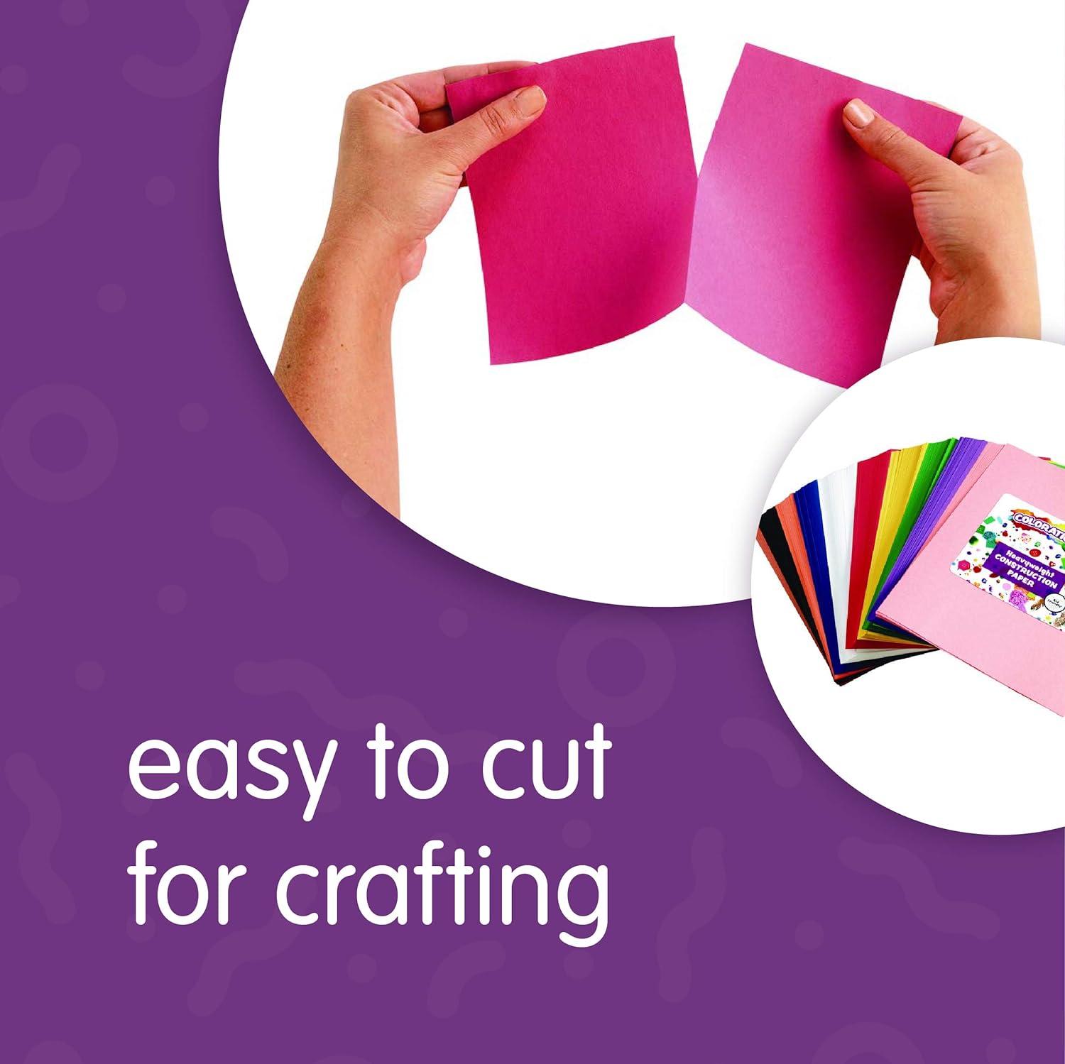 Colorations Color Construction Paper Smart Pack - 600 Sheets Assorted ...