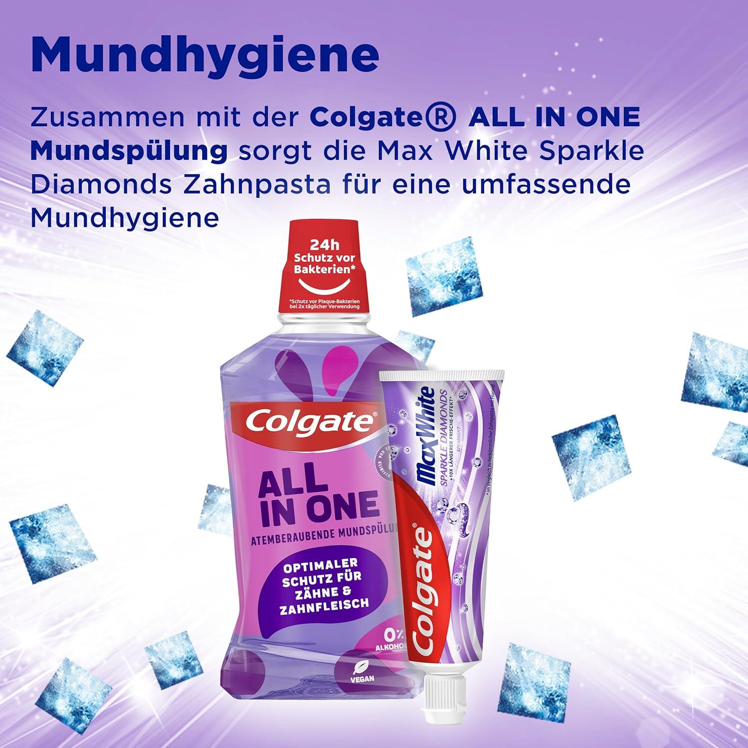 Colgate Max White Sparkle Diamonds Toothpaste 12x75ml | Ideal Tooth ...