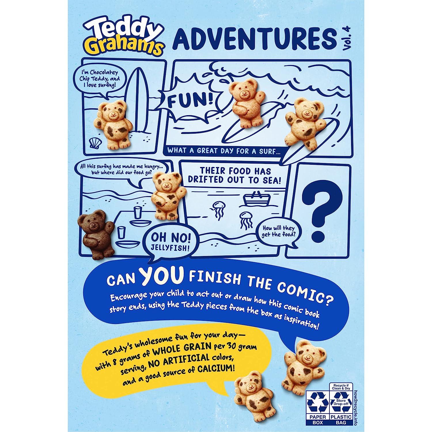 Teddy Grahams Chocolatey Chip Graham Snacks - 10 oz | Delicious and ...