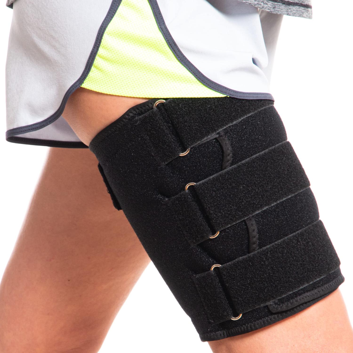 Hamstring & Groin Compression Sleeve - Neoprene Support for Adductor ...