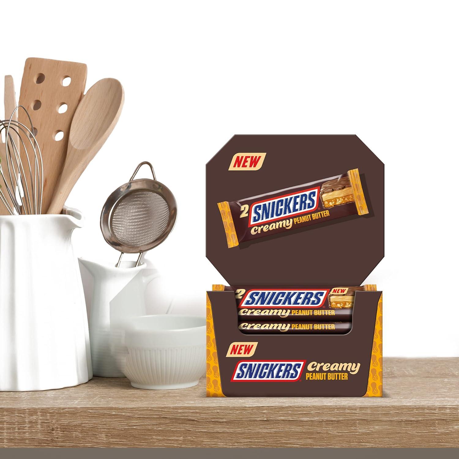 Buy Snickers Creamy Peanut Butter - Milk Chocolate with Peanut Butter ...