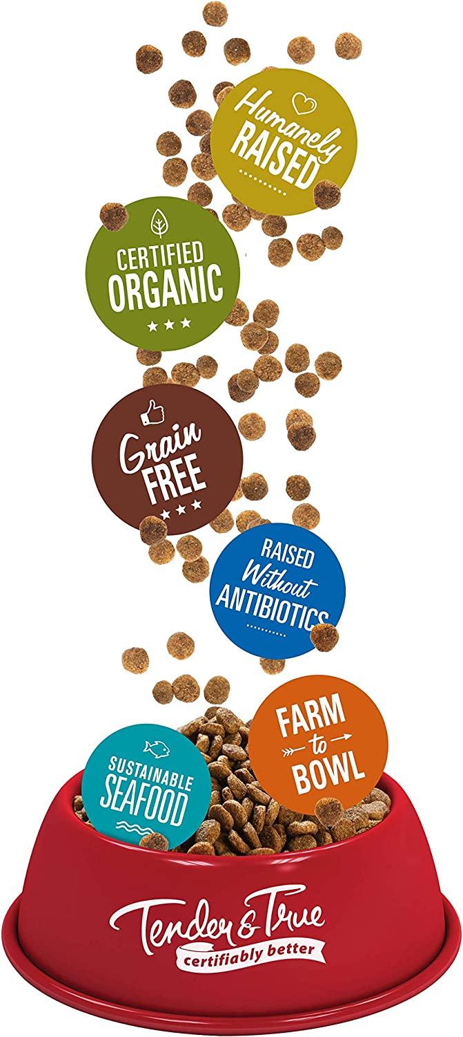 Organic Chicken & Liver Dry Cat Food - Tender & True Pet Nutrition, 3 ...