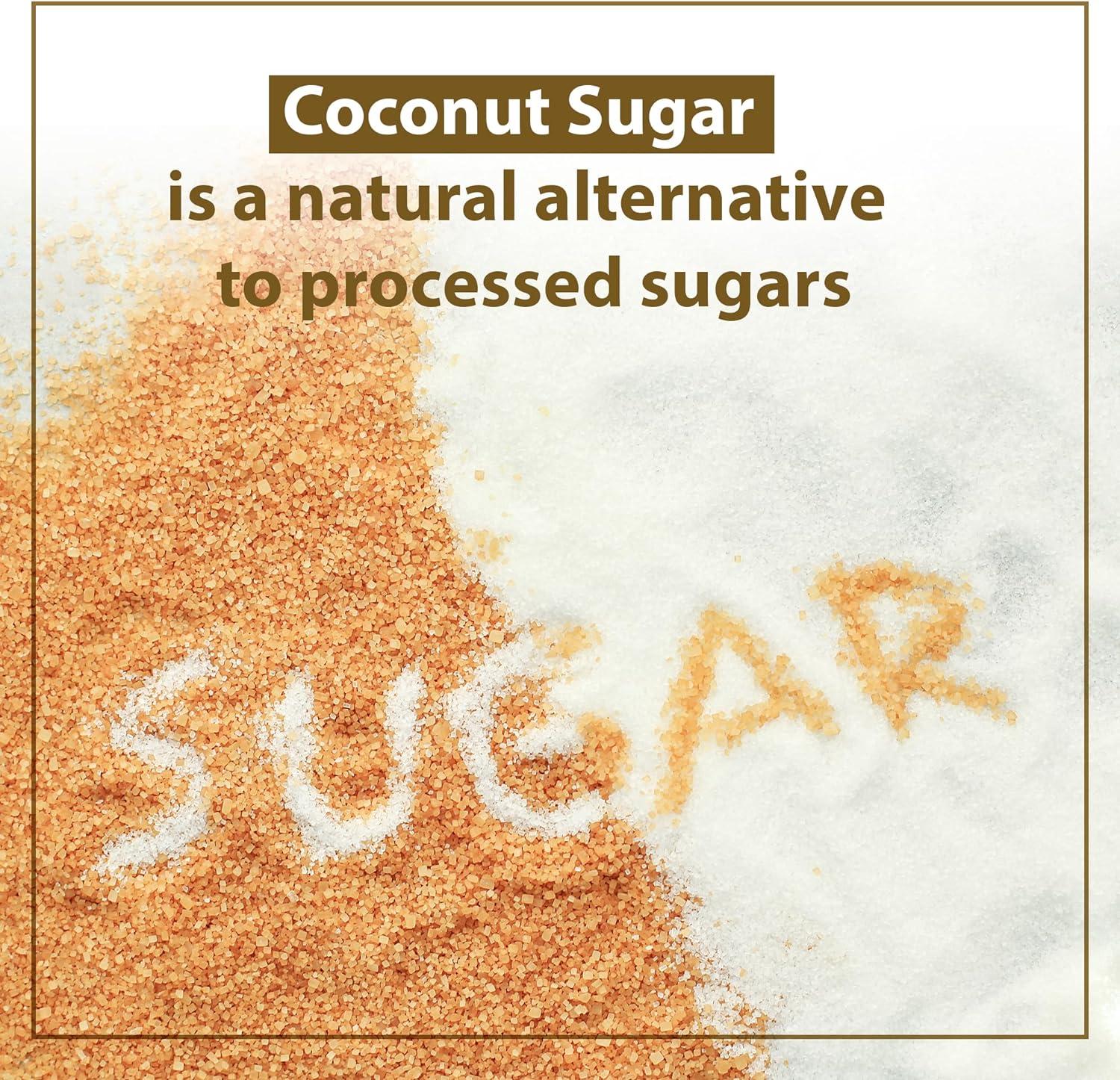 Organic Coconut Sugar - 500g Pack of 2 - Low Glycemic Index 100% Vegan ...