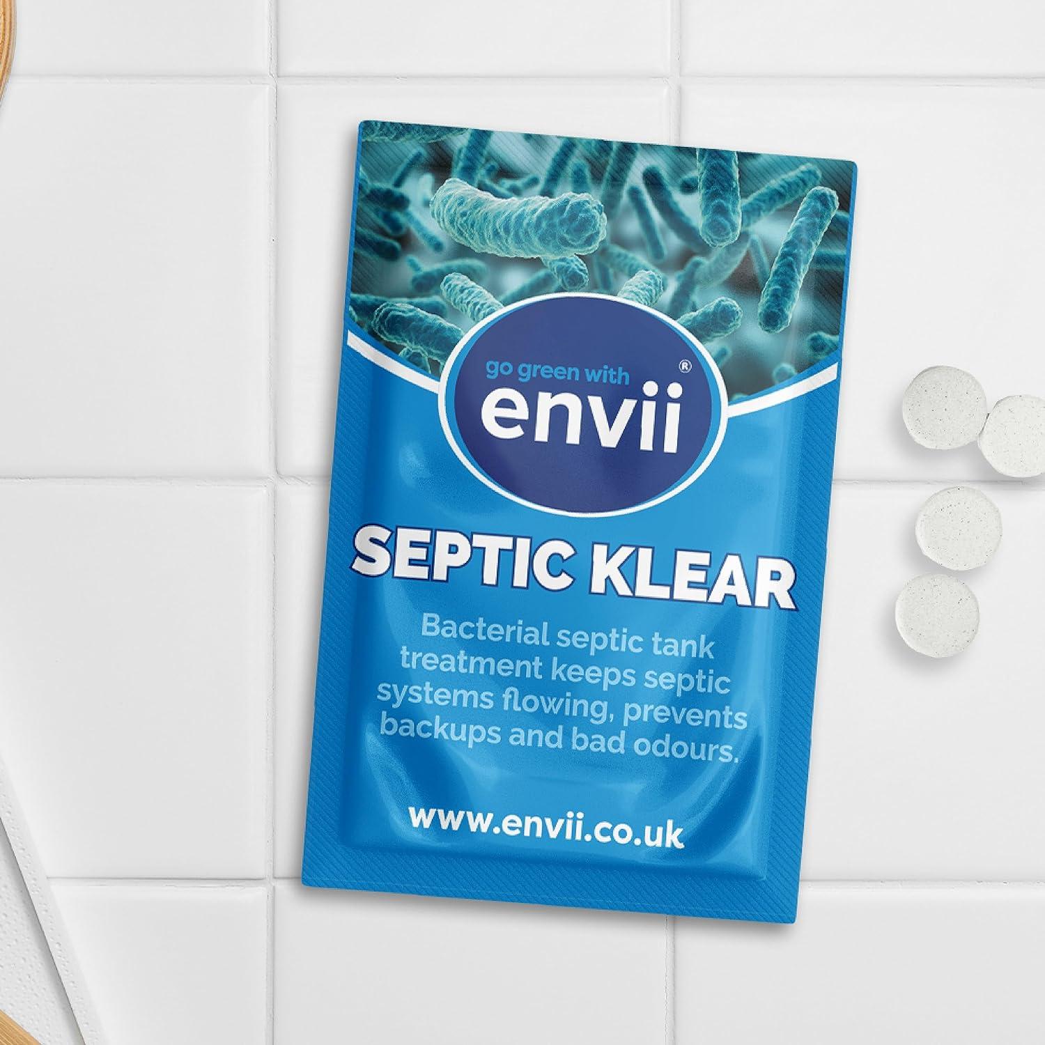 Envii Septic Klear - Septic Tank Treatment Tablets (12 Months ...