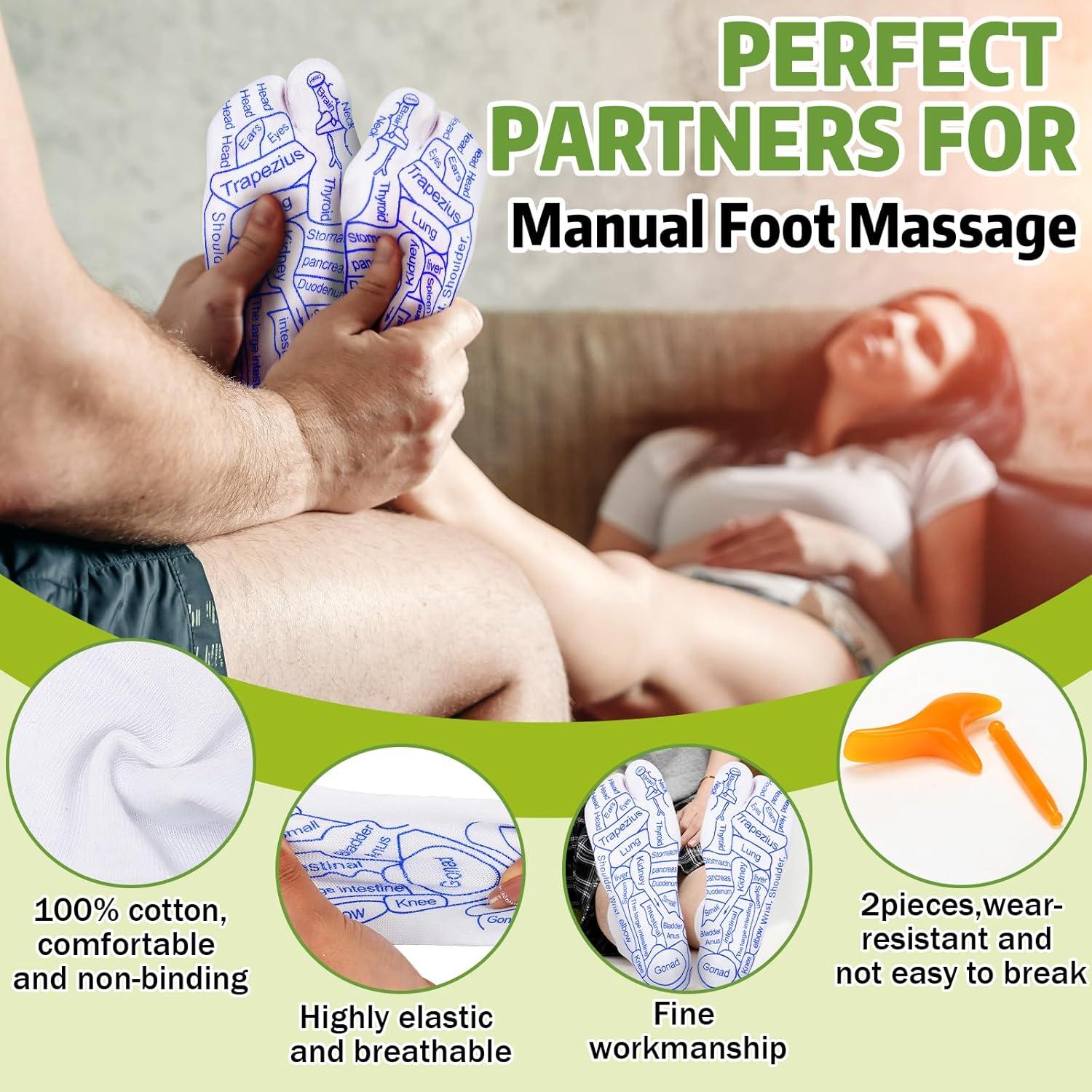 Buy Reflexology Socks - Acupressure Foot Massage Socks for Ultimate ...