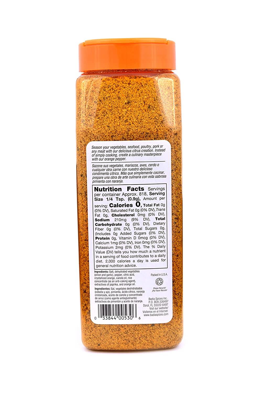 Premium 26 oz Orange Pepper - Fresh and Flavorful Seasoning | Buy Now ...