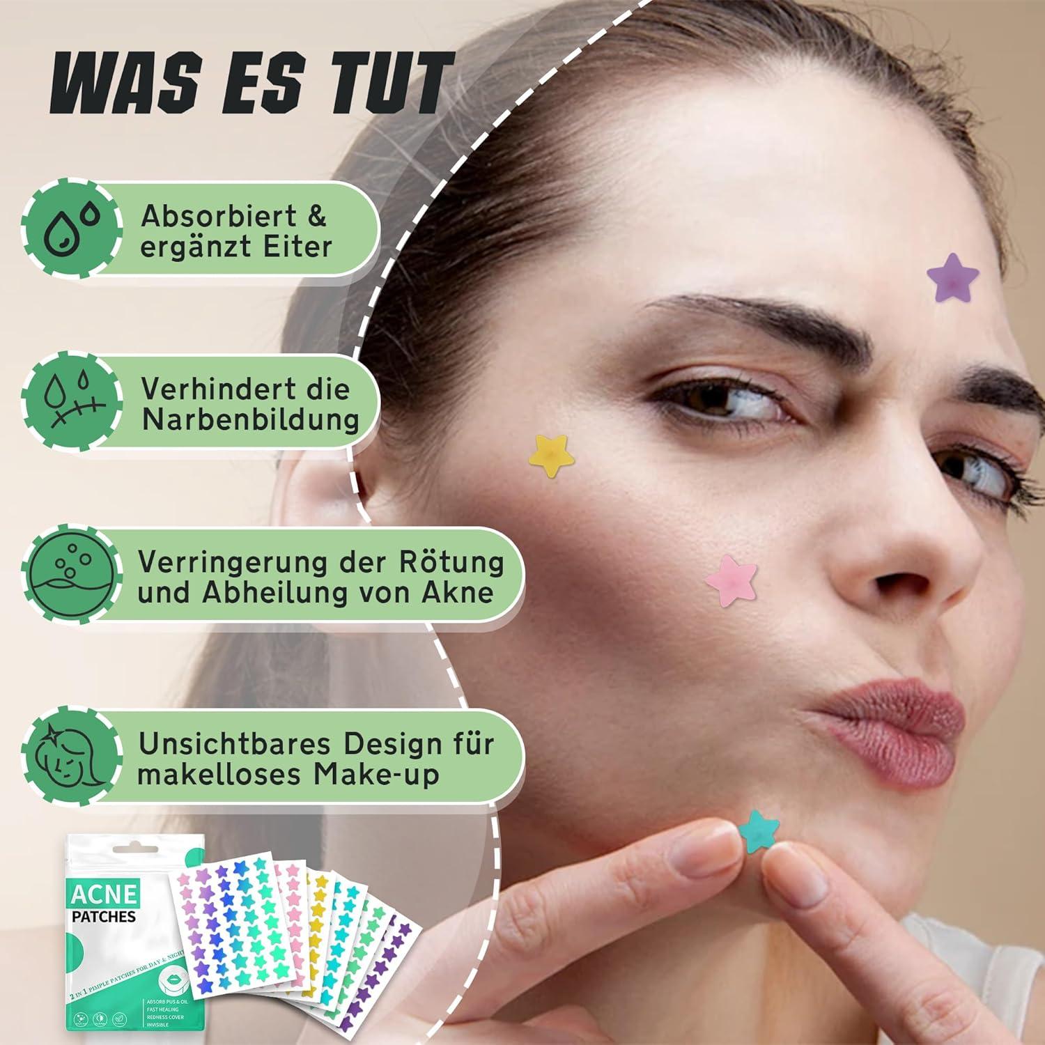 240 Pieces Invisible Hydrocolloid Pimple Patches with Tea Tree Oil ...