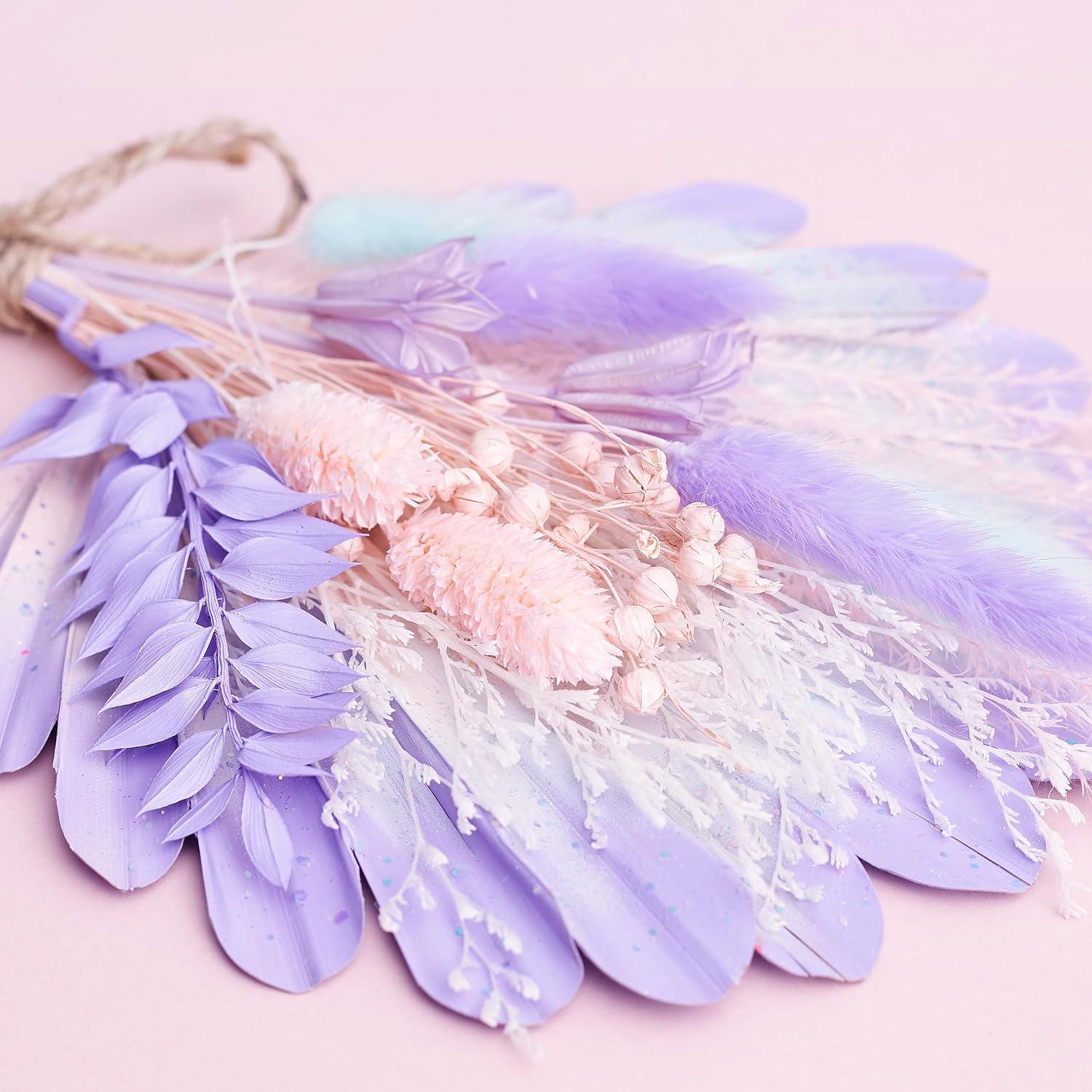 The Baked Studio - Dried Flower Cake Topper Set With Shell Sun Palm ...